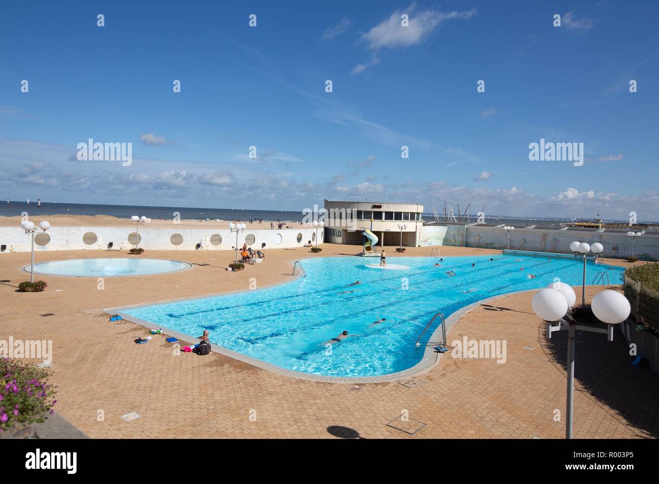 France, Normandy region, Calvados, Cote Fleurie, Trouville sur Mer ...