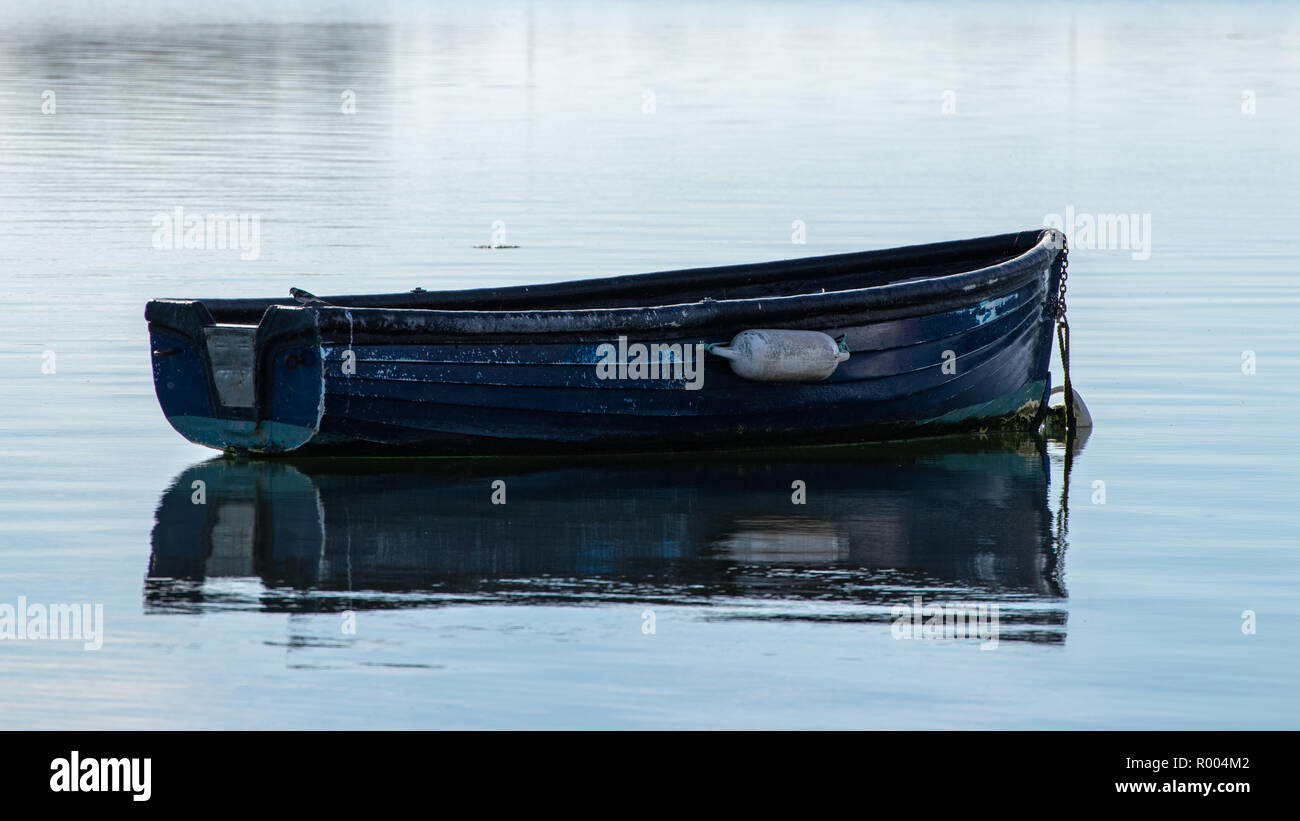 Old wooden rowing boat on hi-res stock photography and images - Alamy