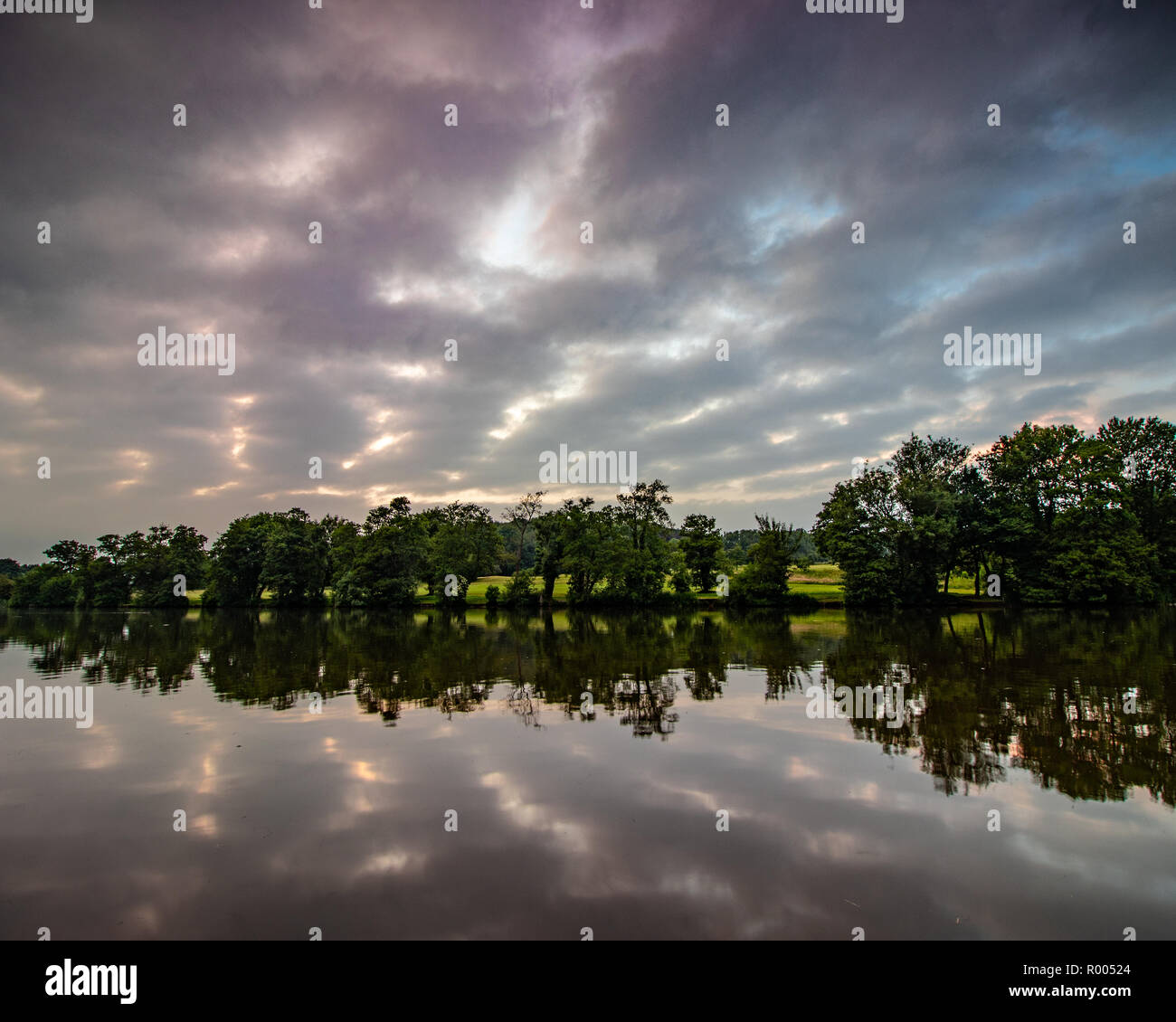 Reflections of clouds on a lake hi-res stock photography and images - Alamy