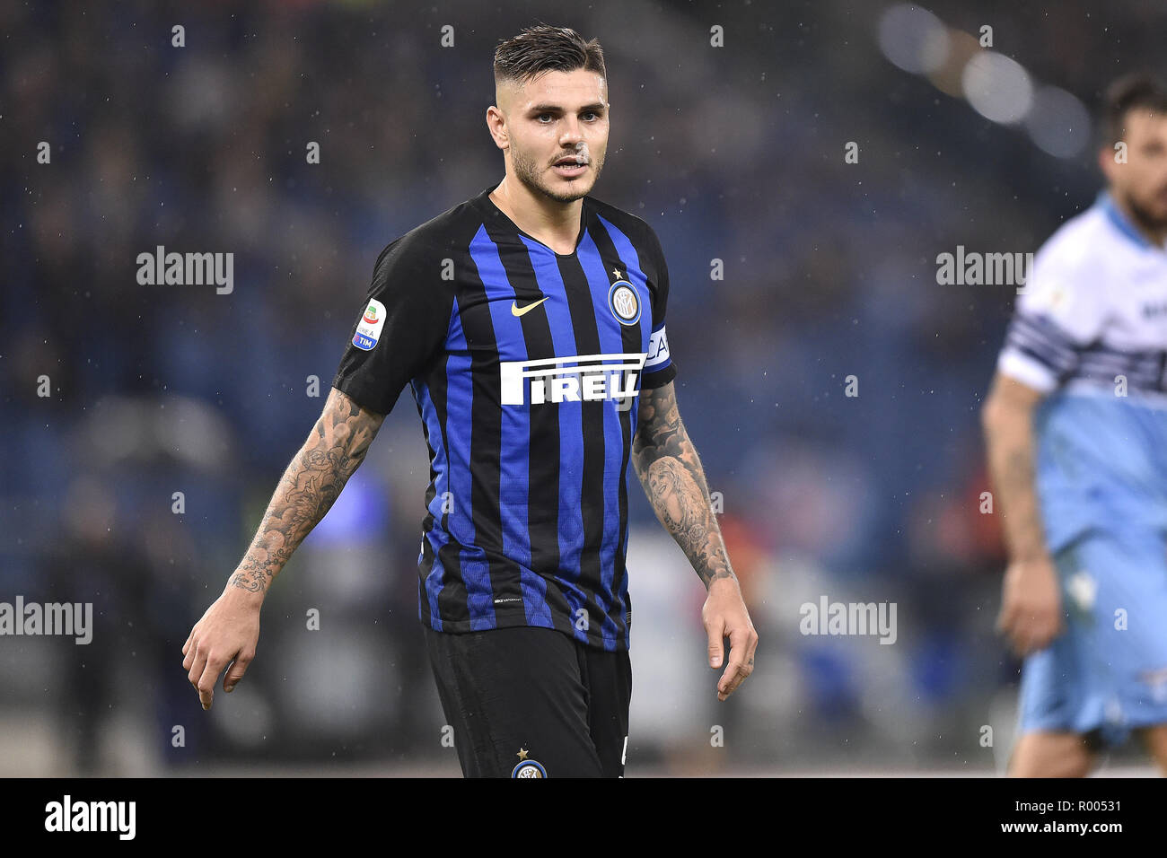 Mauro Icardi of Inter Milan during the Serie A match between Lazio and ...