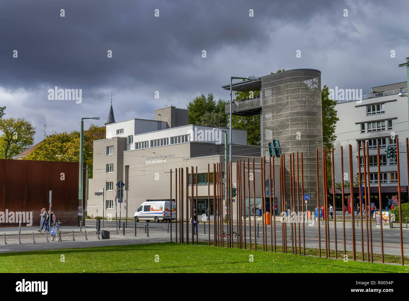 Documentation centre, memorial Berlin Wall, Bernauer street, middle ...