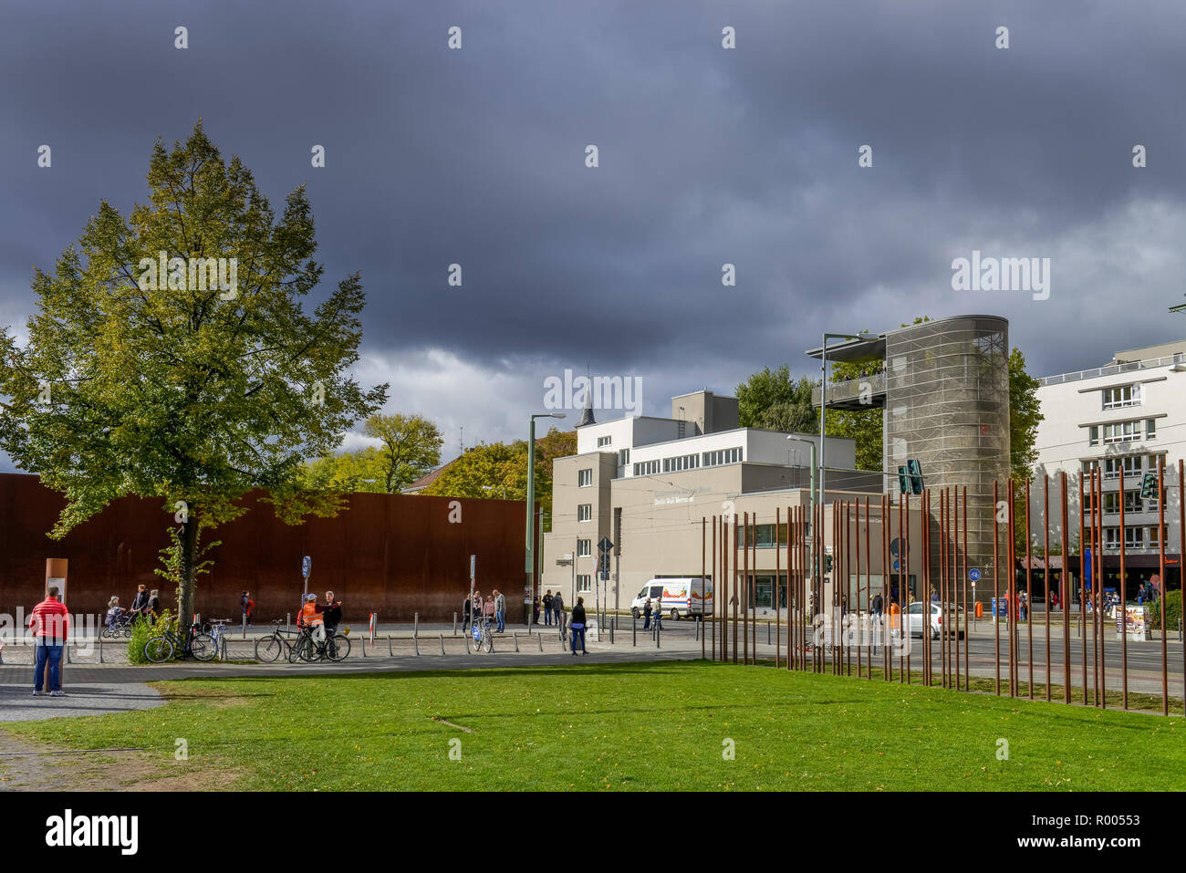 Documentation centre, memorial Berlin Wall, Bernauer street, middle ...