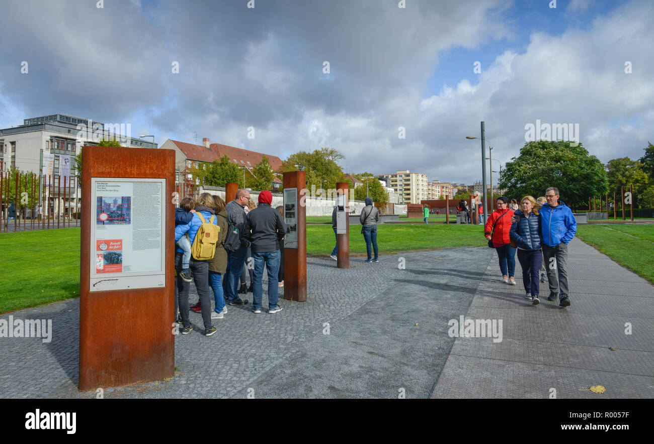 Memorial Berlin Wall, Bernauer street, middle, Berlin, Germany ...