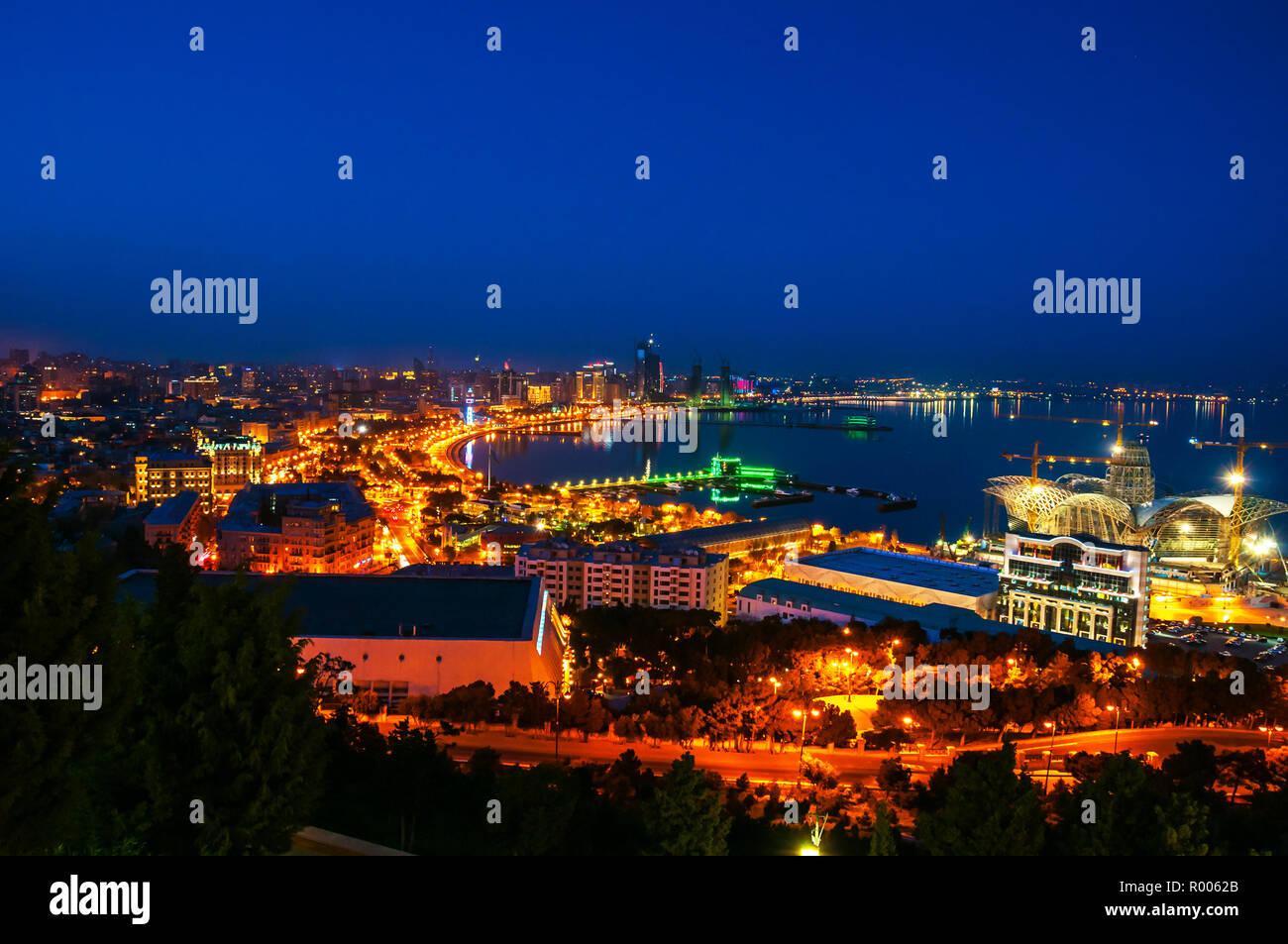 Baku Azerbaijan Aerial Stock Photos & Baku Azerbaijan Aerial Stock ...