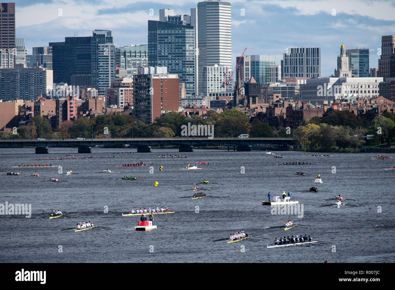 This is annual rowing race on the Charles River in Boston Stock Photo ...