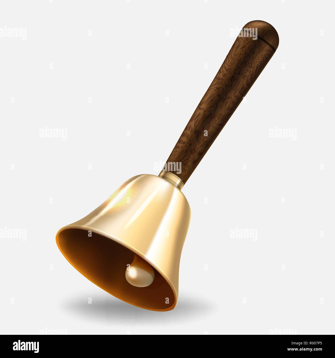 School bell education alarm Stock Vector Images - Alamy