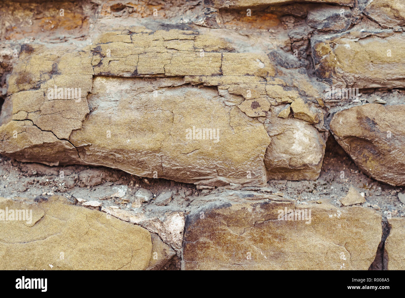 Stone wall rustic texture background Stock Photo - Alamy