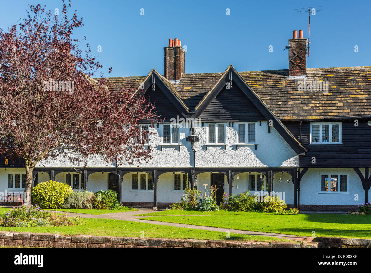 Historic house in Port Sunlight conservation village, Wirral ...