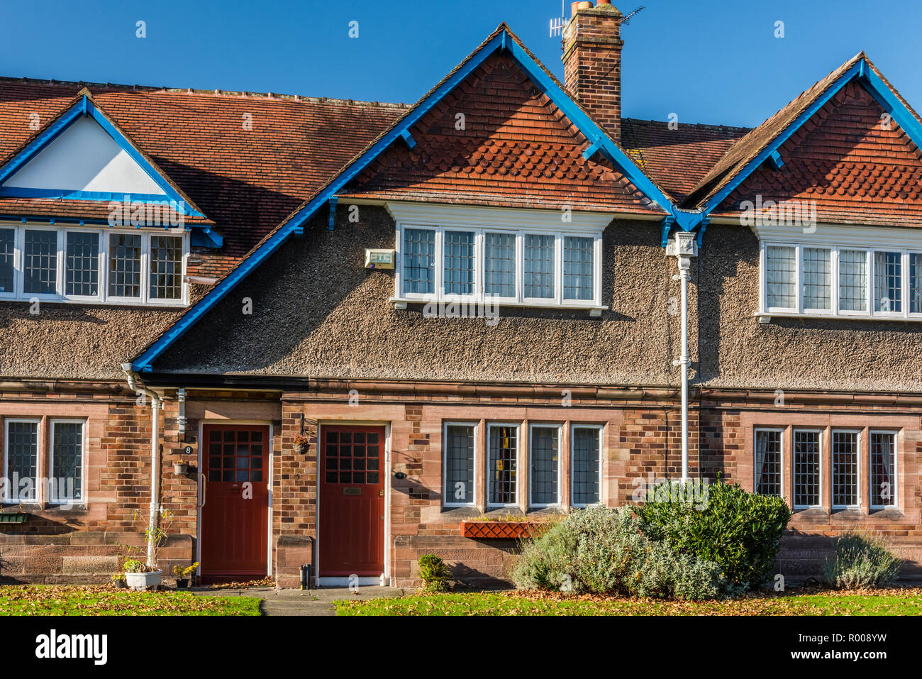 Historic house in Port Sunlight conservation village, Wirral ...