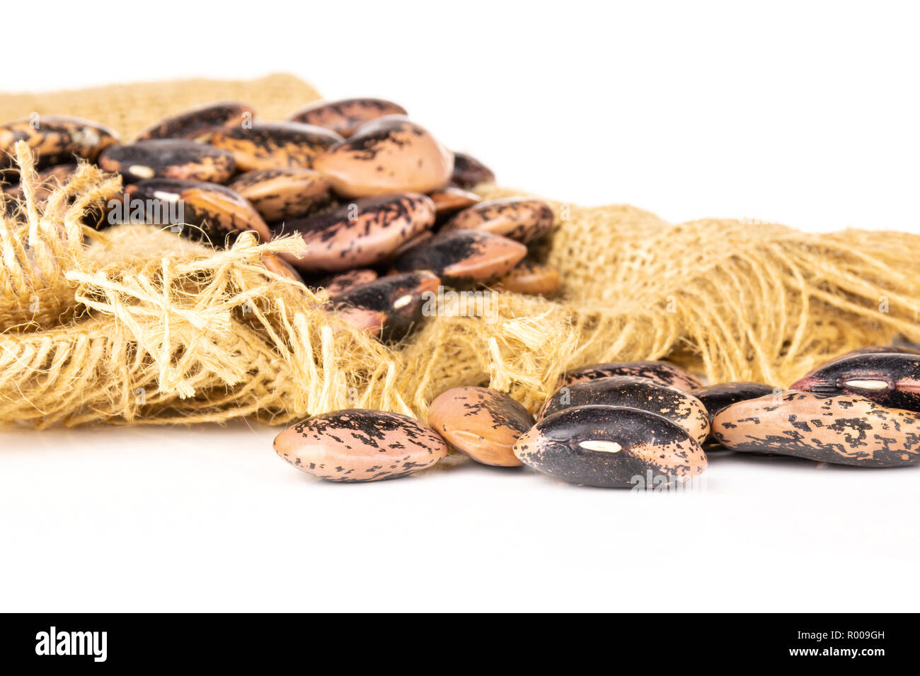 Lot of whole speckled colored butter beans painted lady scarlet runner ...