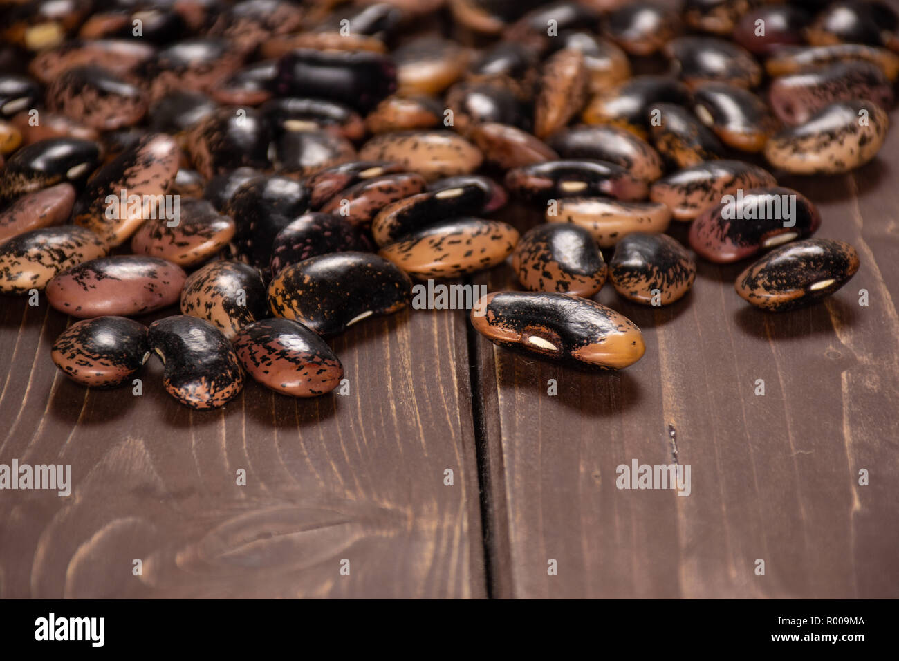 Lot of whole speckled colored butter beans painted lady scarlet runner ...