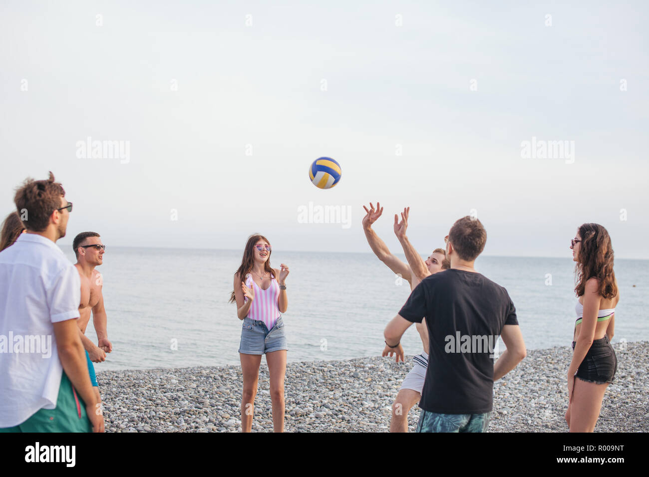 Party Beach Volleyball High Resolution Stock Photography and Images - Alamy