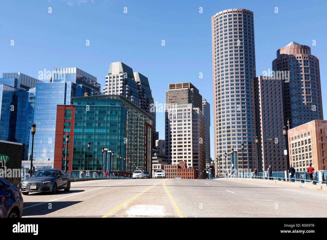 Boston harbor aerial hi-res stock photography and images - Alamy