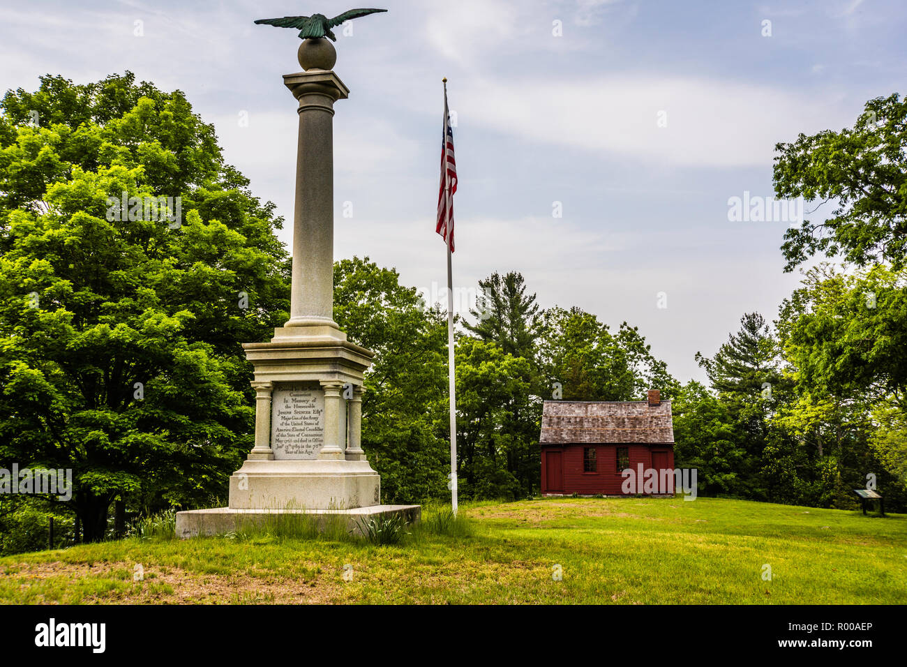 Nathan Hale Schoolhouse East Haddam, Connecticut, USA Stock Photo - Alamy