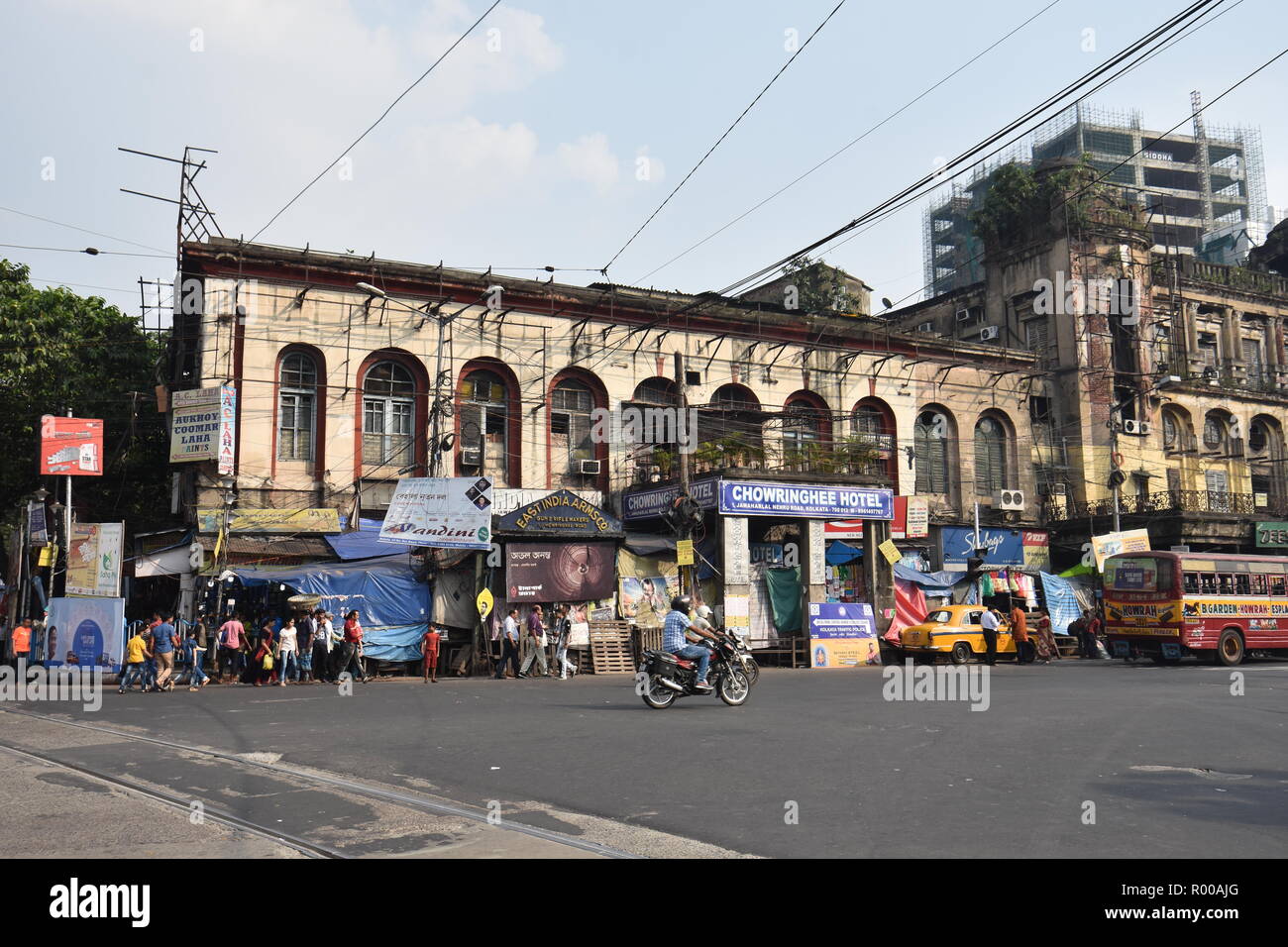 Chowringhee road calcutta kolkata west hi-res stock photography and ...