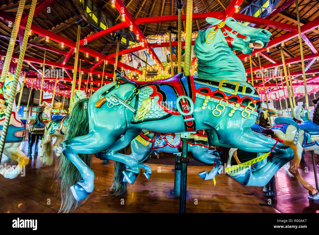 Bushnell Park Carousel Hartford, Connecticut, USA Stock Photo - Alamy