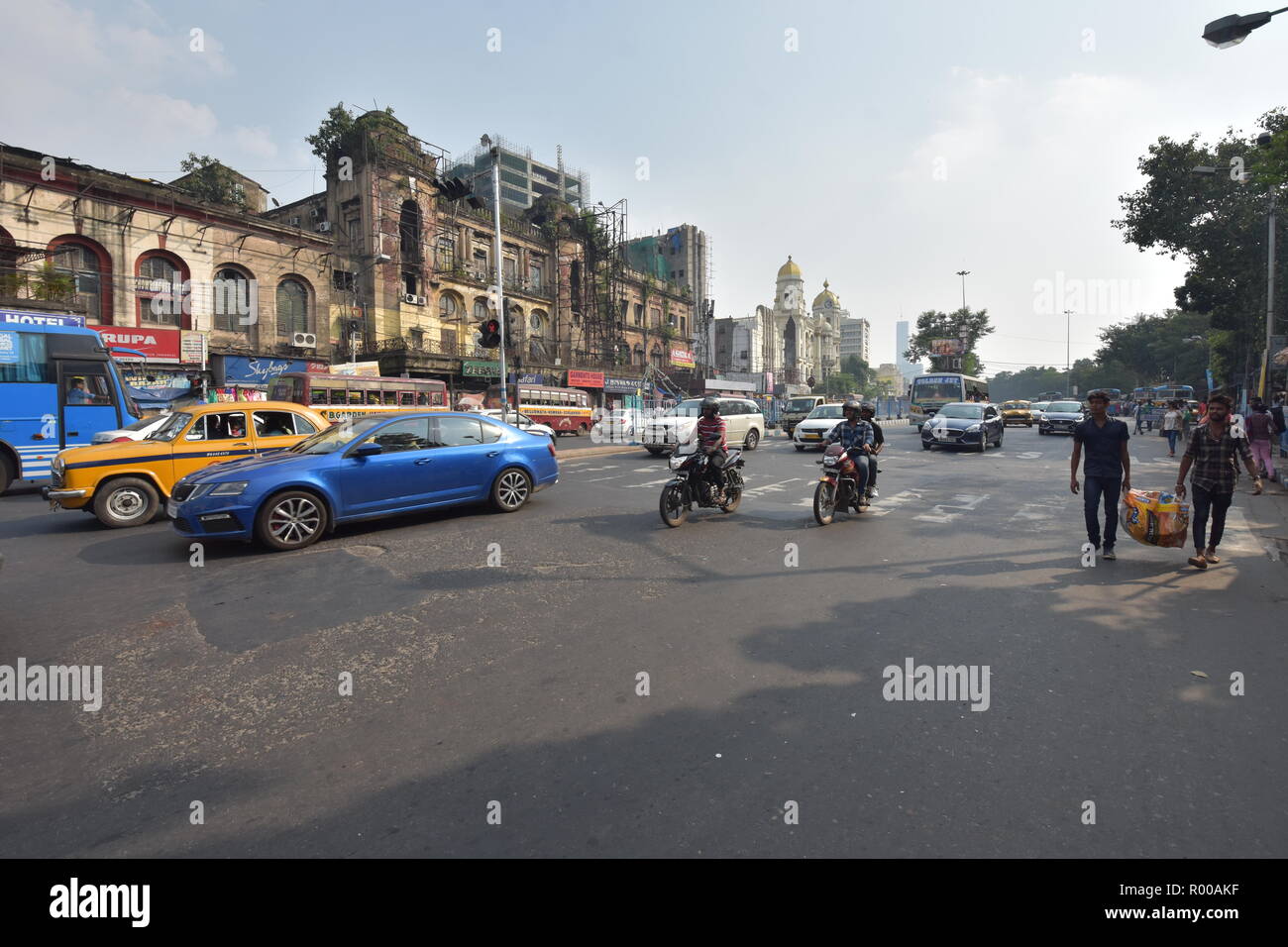 Metro Channel, Jawaharlal Nehru road better known as Chowringhee road ...