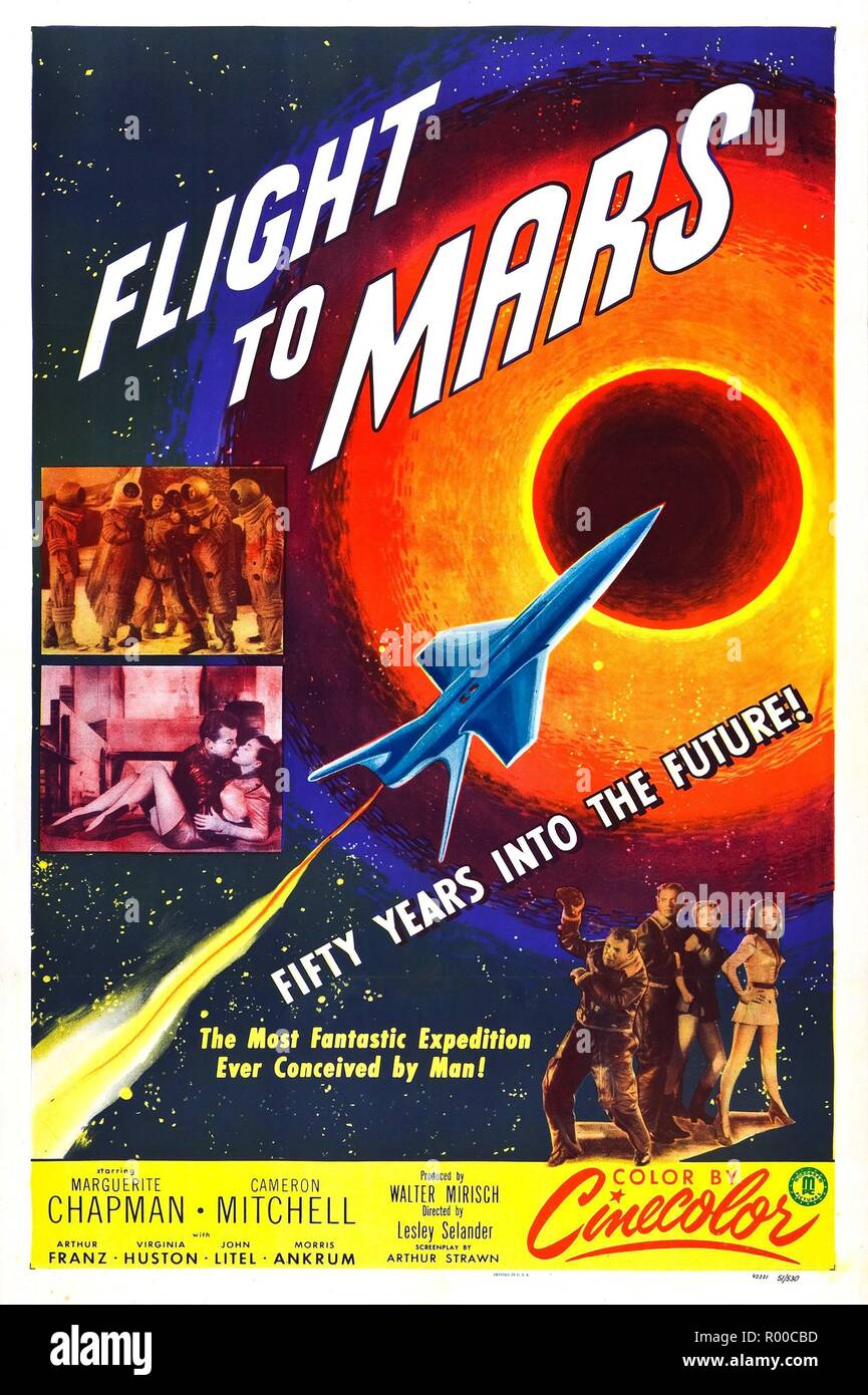 Flight to Mars Year : 1951 USA Director : Lesley Selander Poster (USA ...