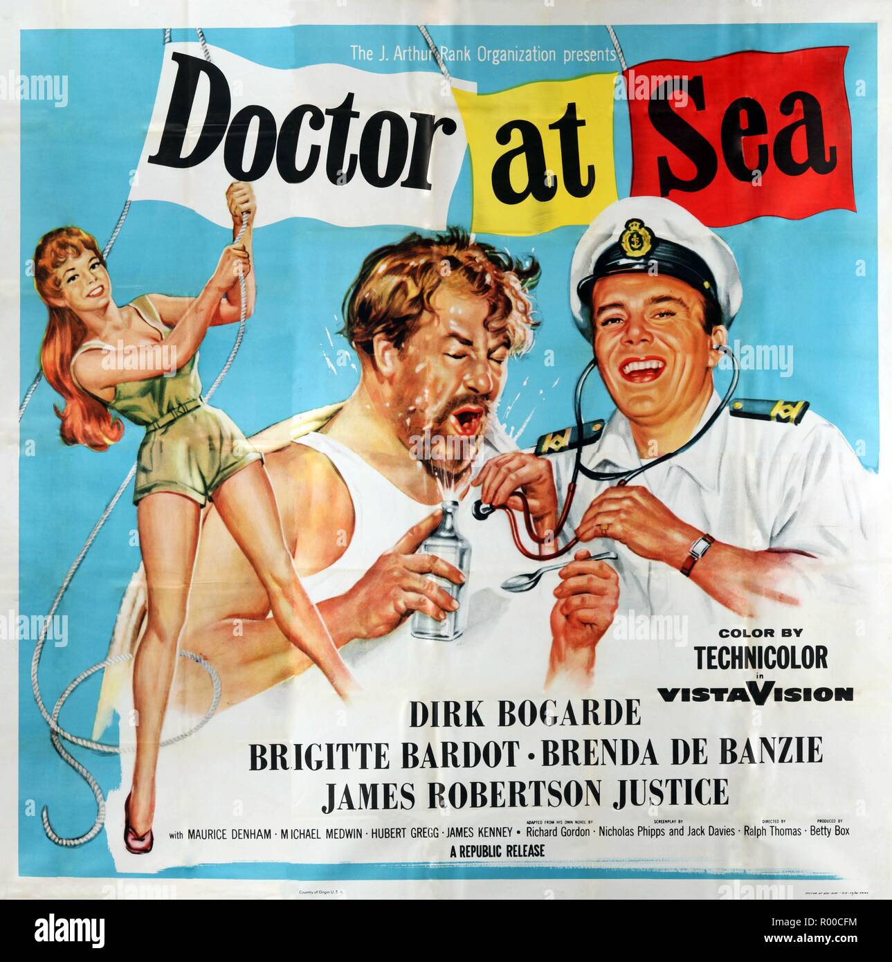 Doctor at Sea Year : 1955 UK Director : Ralph Thomas Brigitte Bardot ...