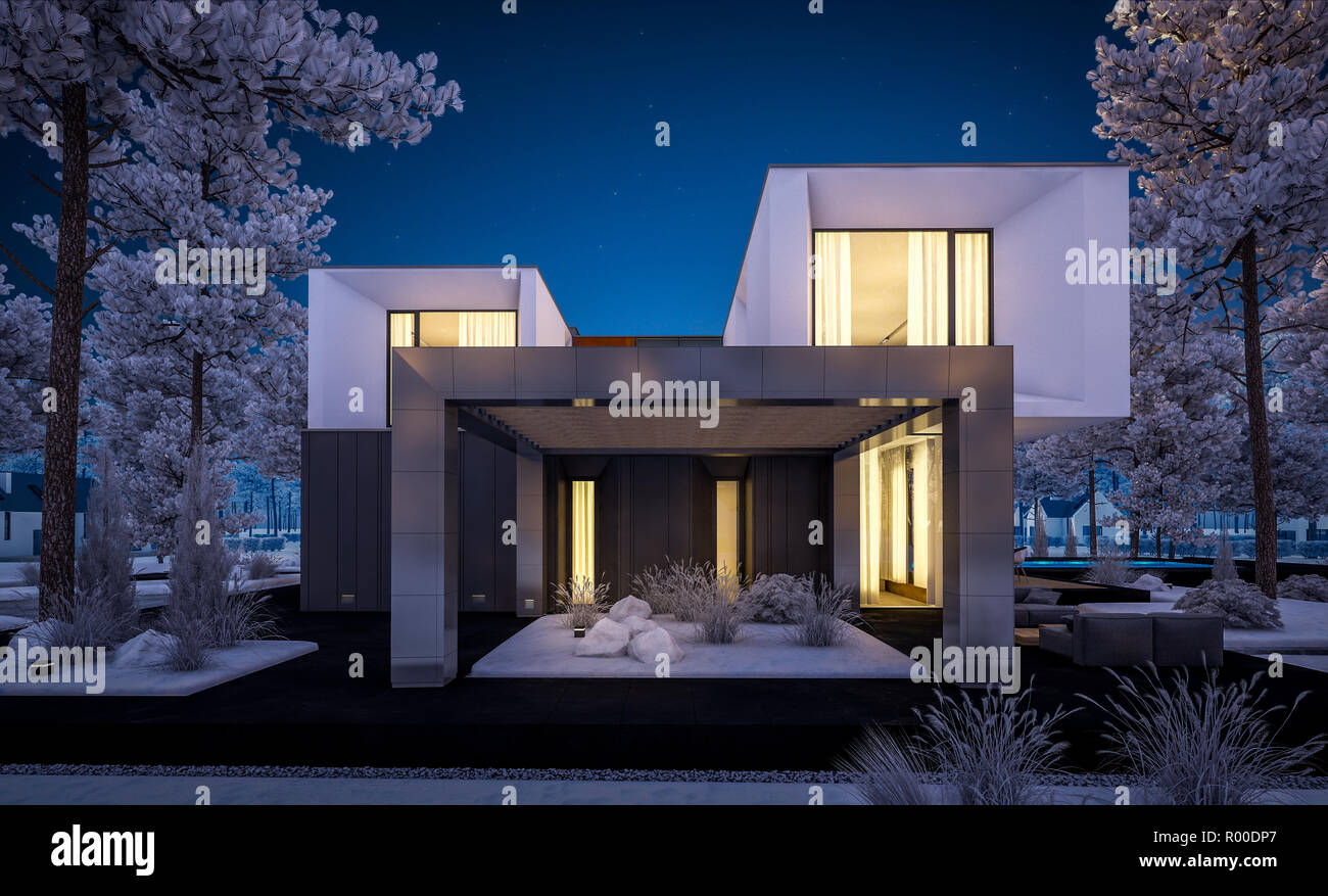 Luxury garage night hi-res stock photography and images - Alamy