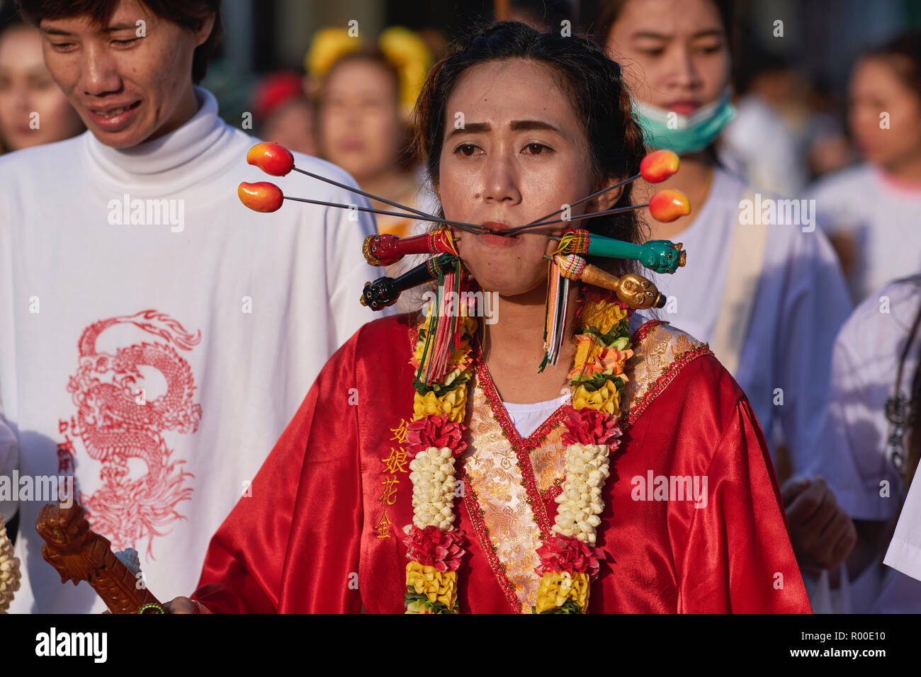 A procession during the Vegetarian Festival (Nine Emperor Gods Festival ...