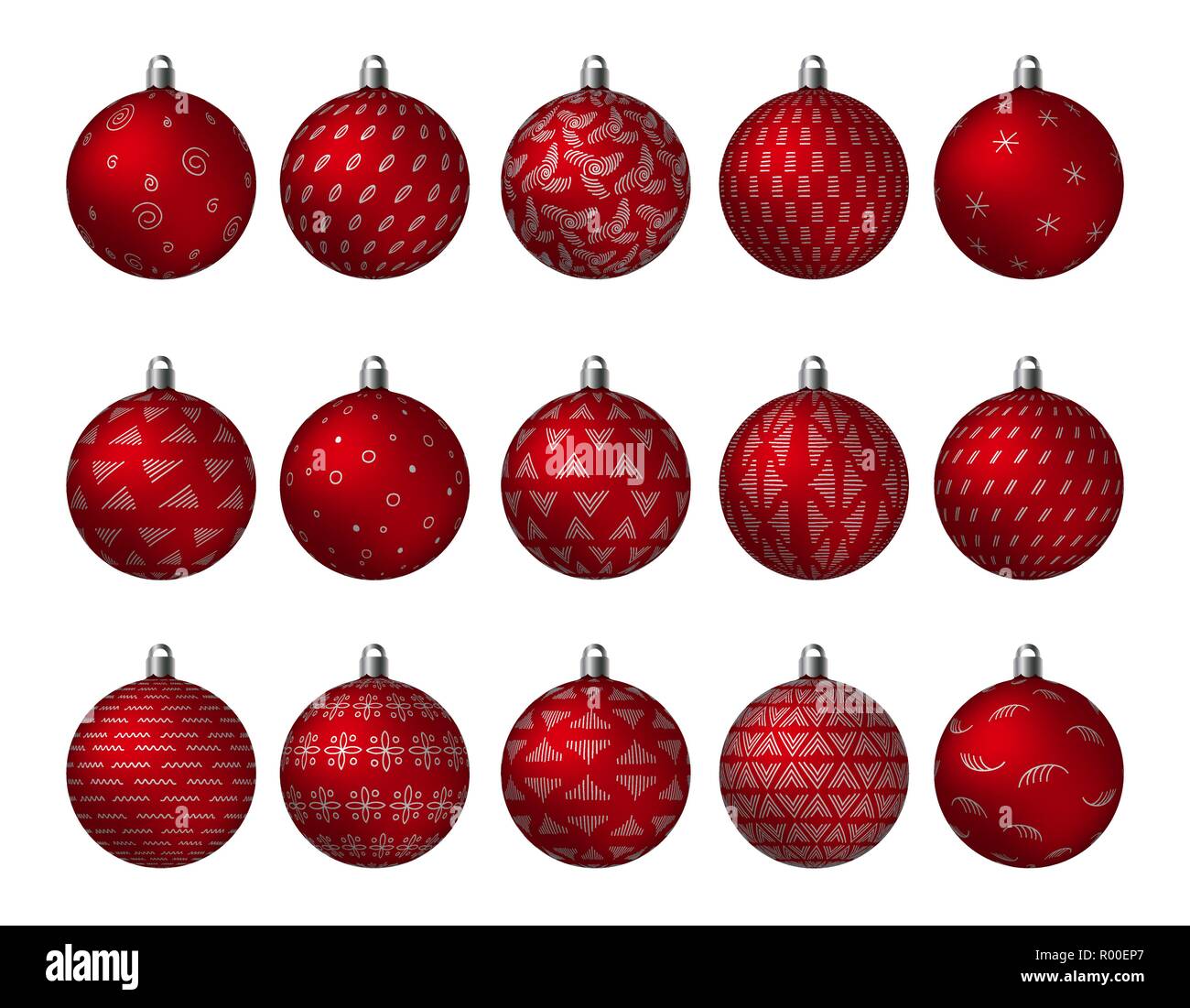 Red Christmas Ball Ornament Clipart
