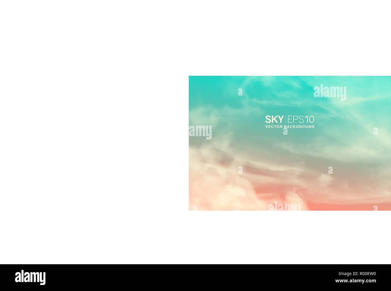 realistic pink-blue sky Stock Vector Image & Art - Alamy