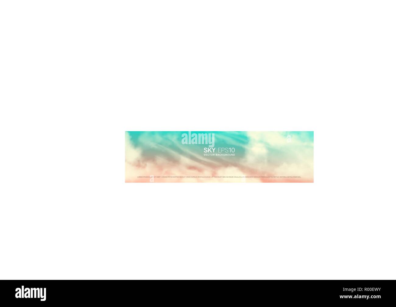 realistic pink-blue sky Stock Vector Image & Art - Alamy