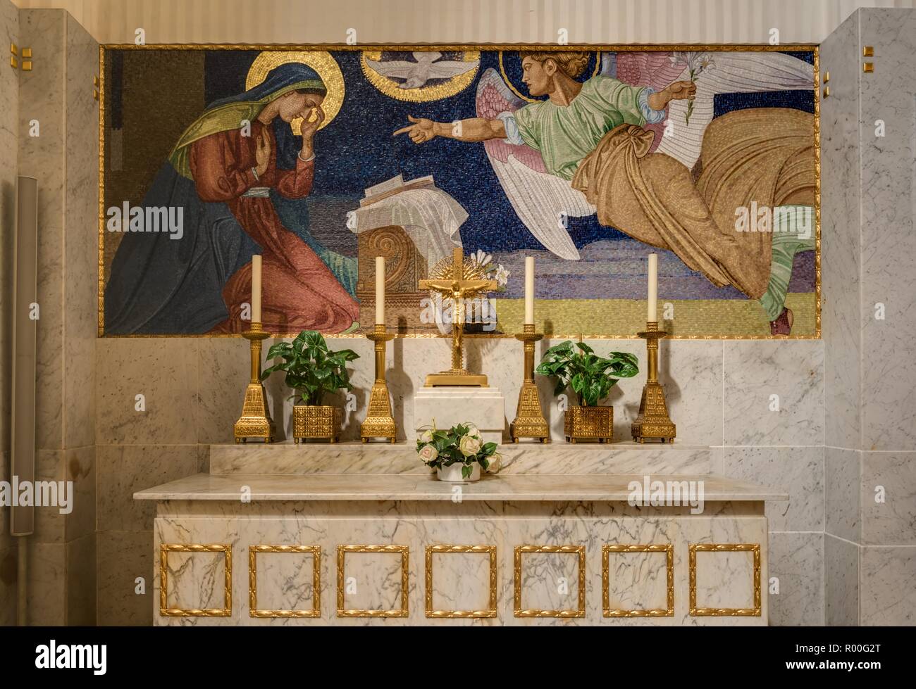 Wien, Kirche am Steinhof (auch Kirche zum Heiligen Leopold) von Otto ...