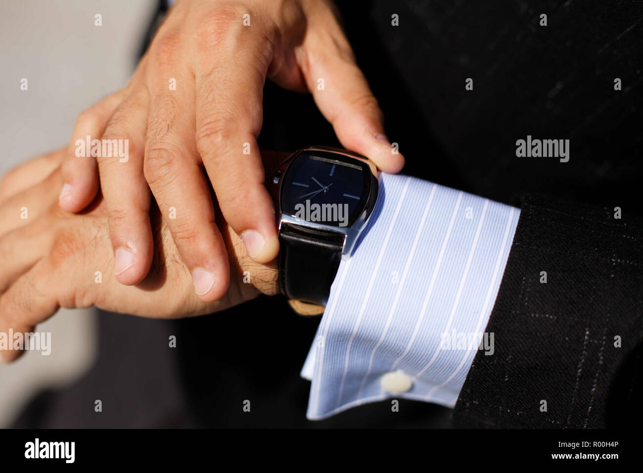 Rolex watch on hand hi-res stock photography and images - Alamy