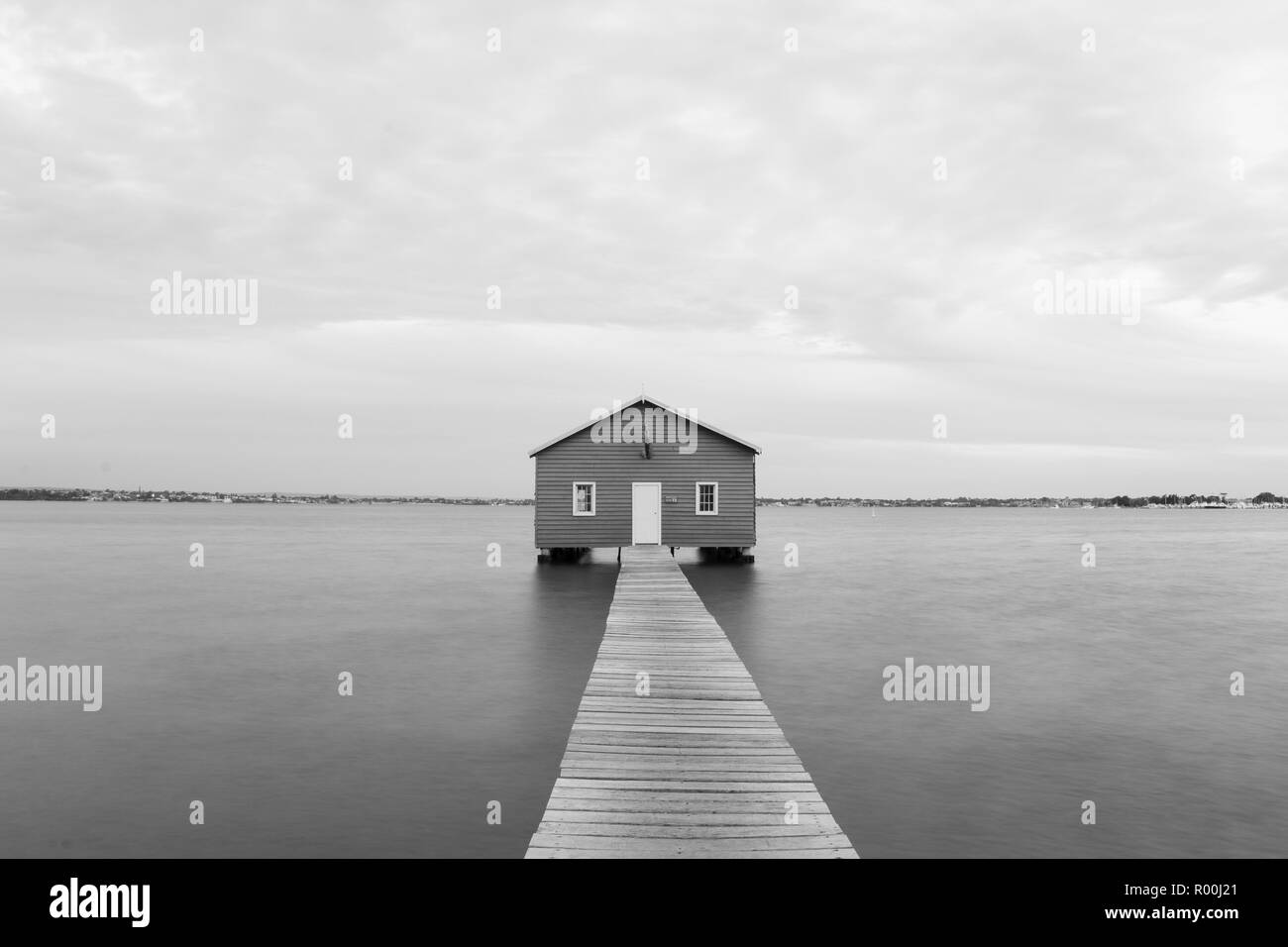 Boat house Black and White Stock Photos & Images - Alamy