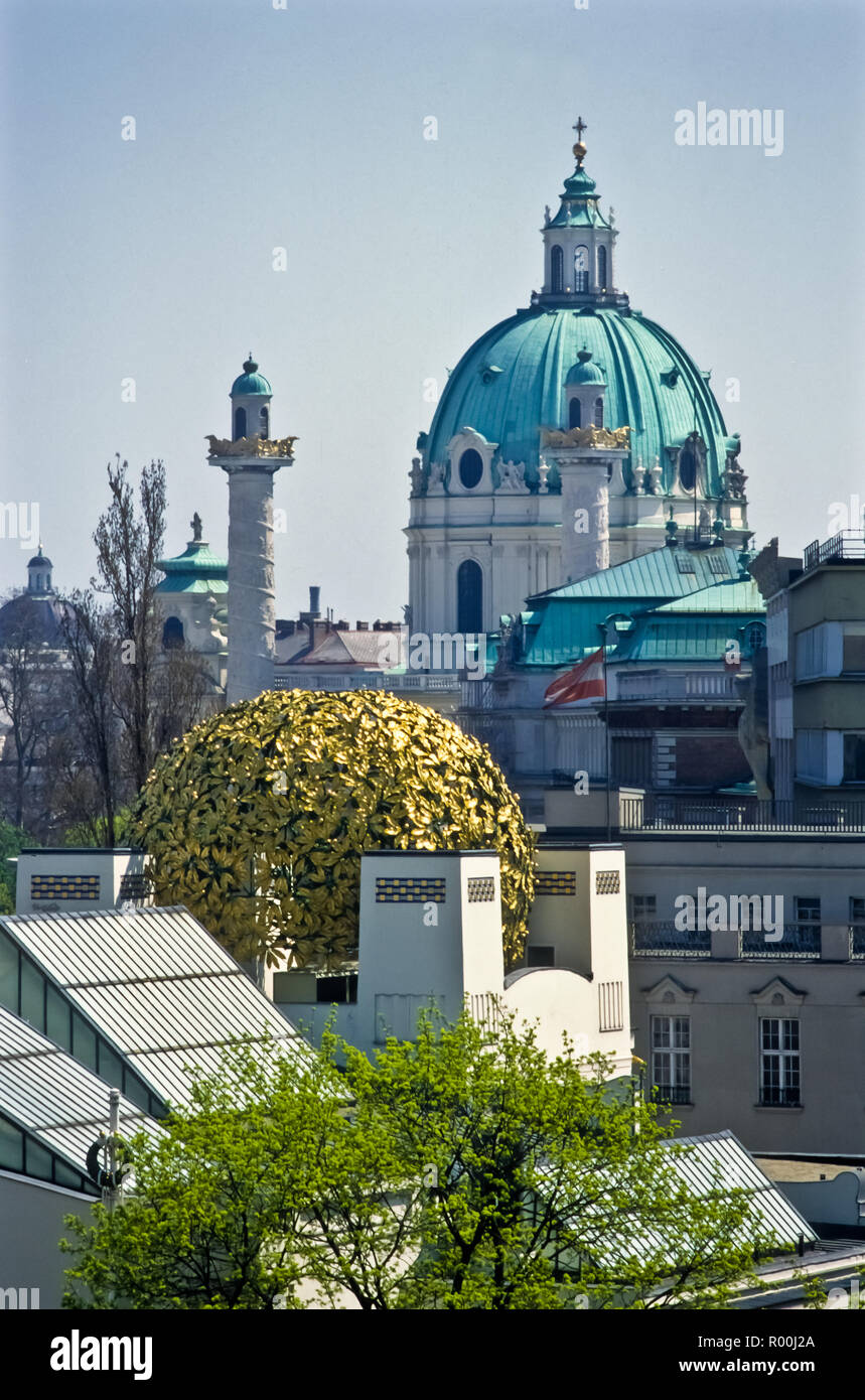 Wien, Jugendstil, Secession und Karlskirche - Vienna, Art Nouveau ...