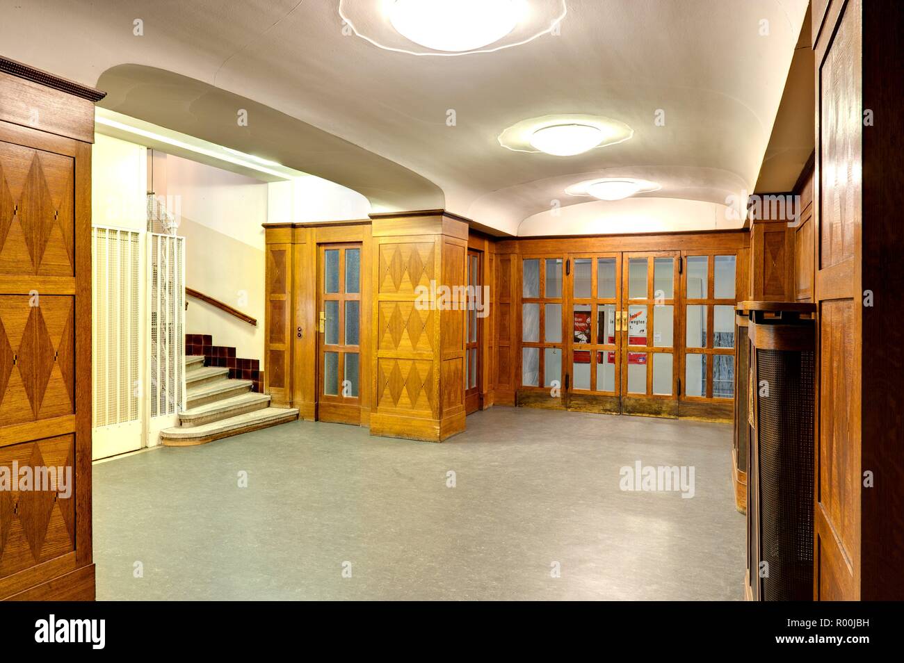 Vien, Verlagshaus Vorwärts, Hubert Gessner und Rudolf Perco 1909, Foyer ...