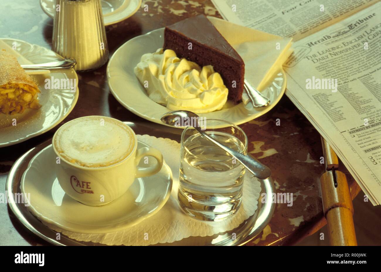 Wien, Kaffeehaus, Cafe Central - Vienna, Cafe Central Stock Photo - Alamy