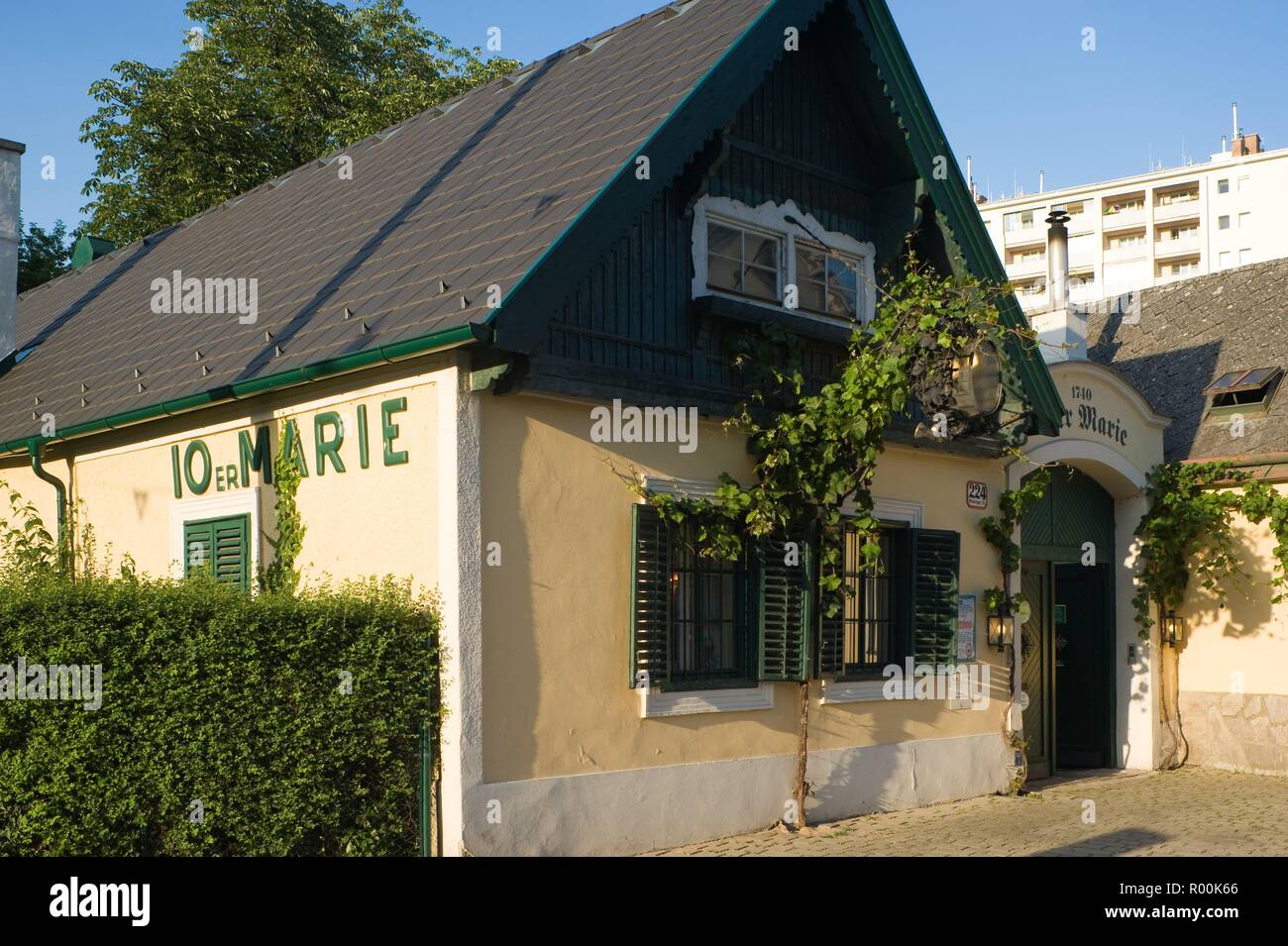 Heuriger wine tavern vienna hi-res stock photography and images - Alamy