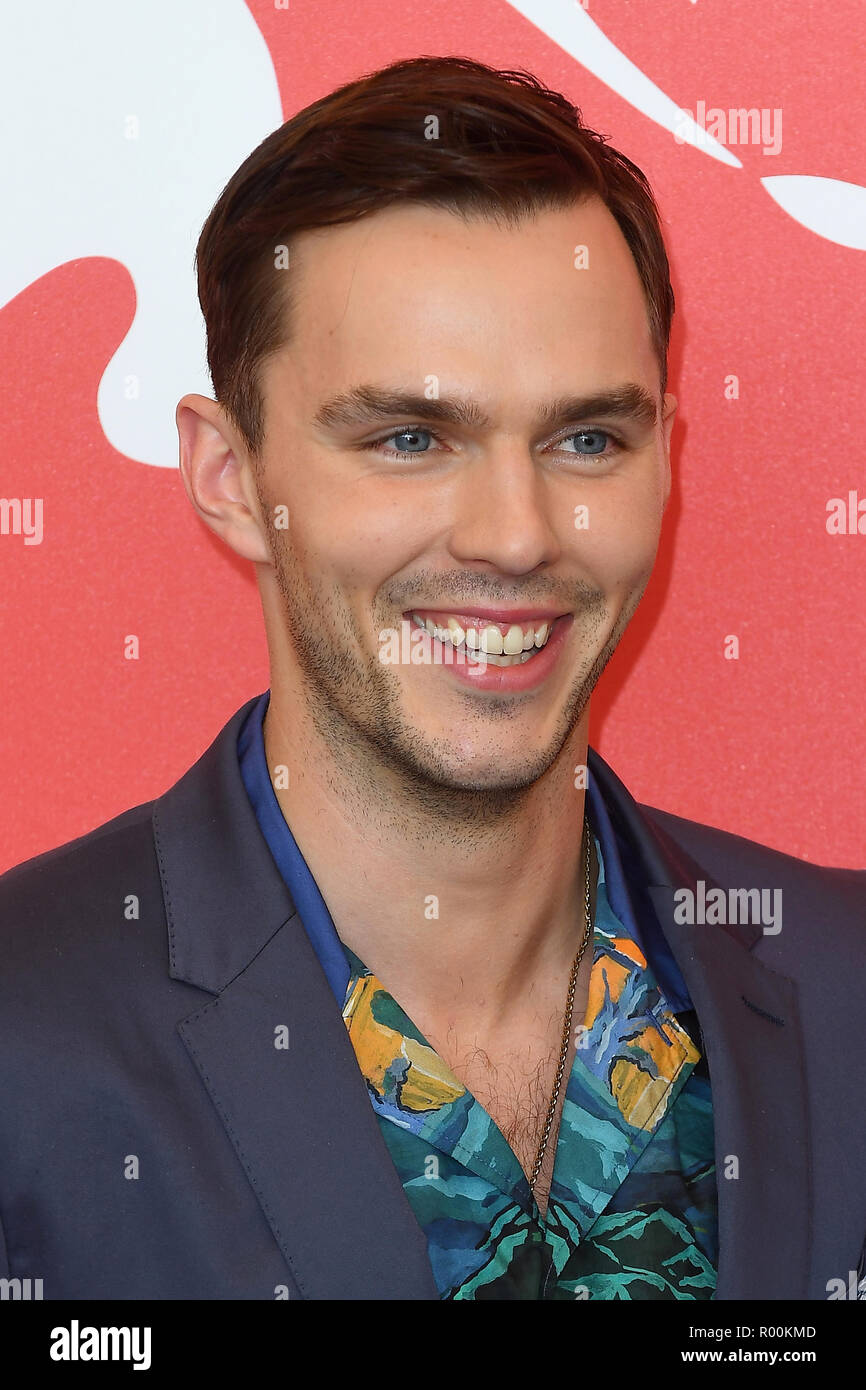 Nicholas Hoult attends the 75th Venice Film Festival photocall for The ...