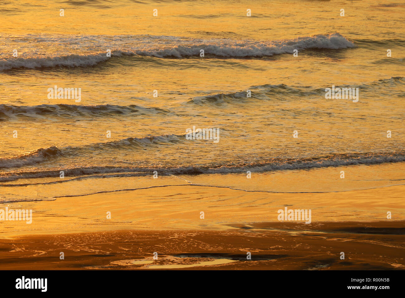 Golden waves hi-res stock photography and images - Alamy
