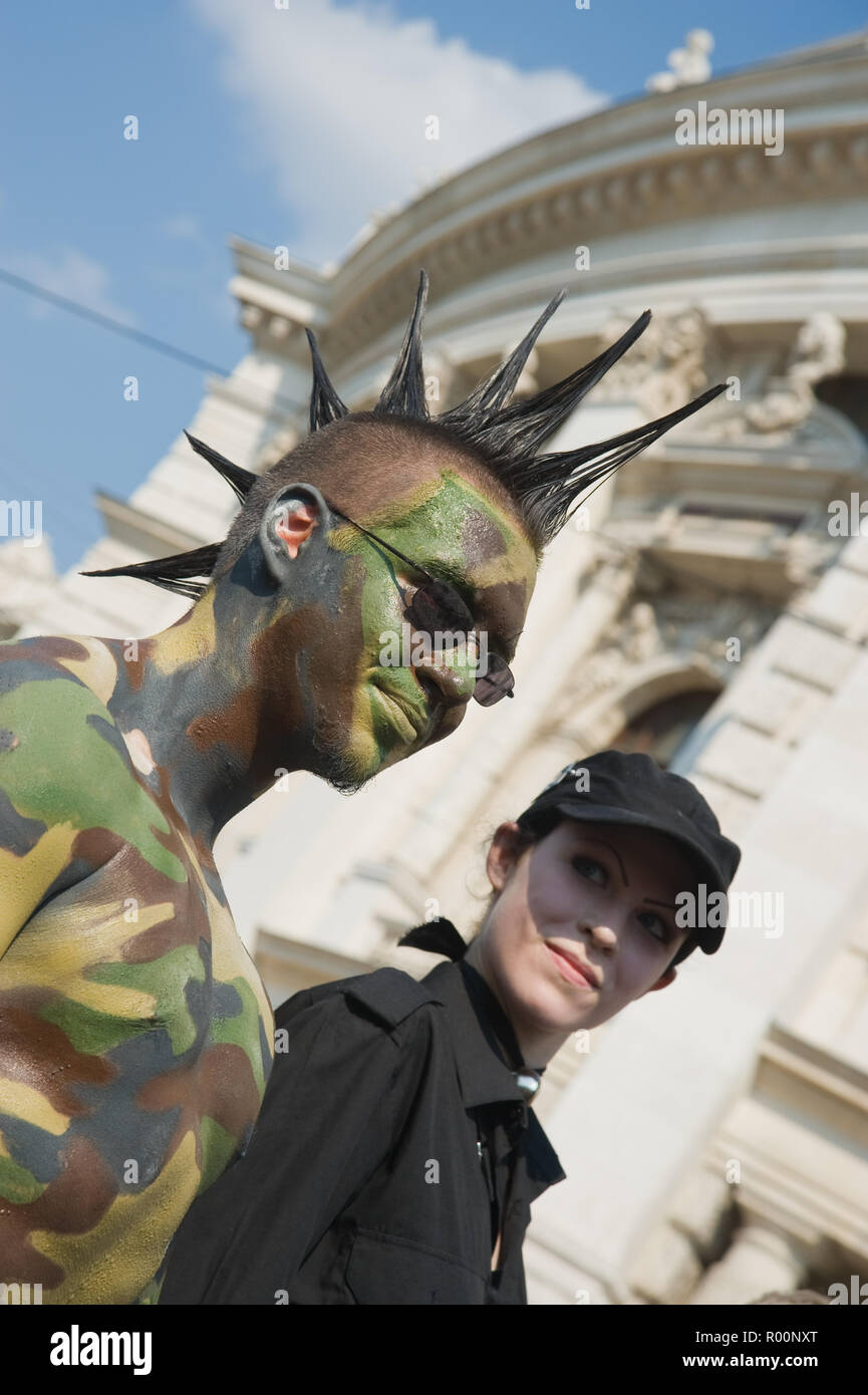 Wien, Regenbogenparade 2010 - Vienna, Rainbow Parade 2010 Stock Photo ...
