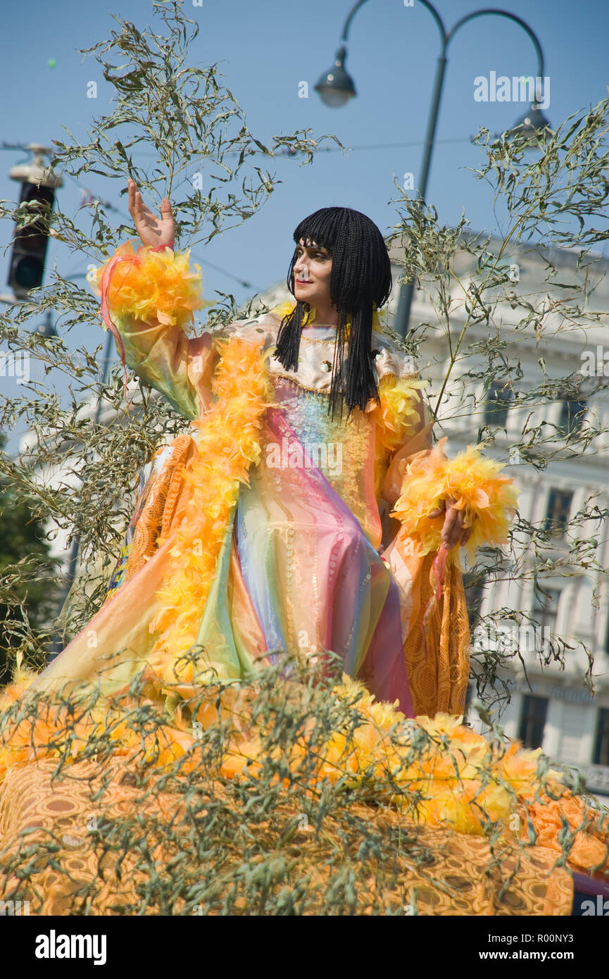 Wien, Regenbogenparade 2010 - Vienna, Rainbow Parade 2010 Stock Photo ...