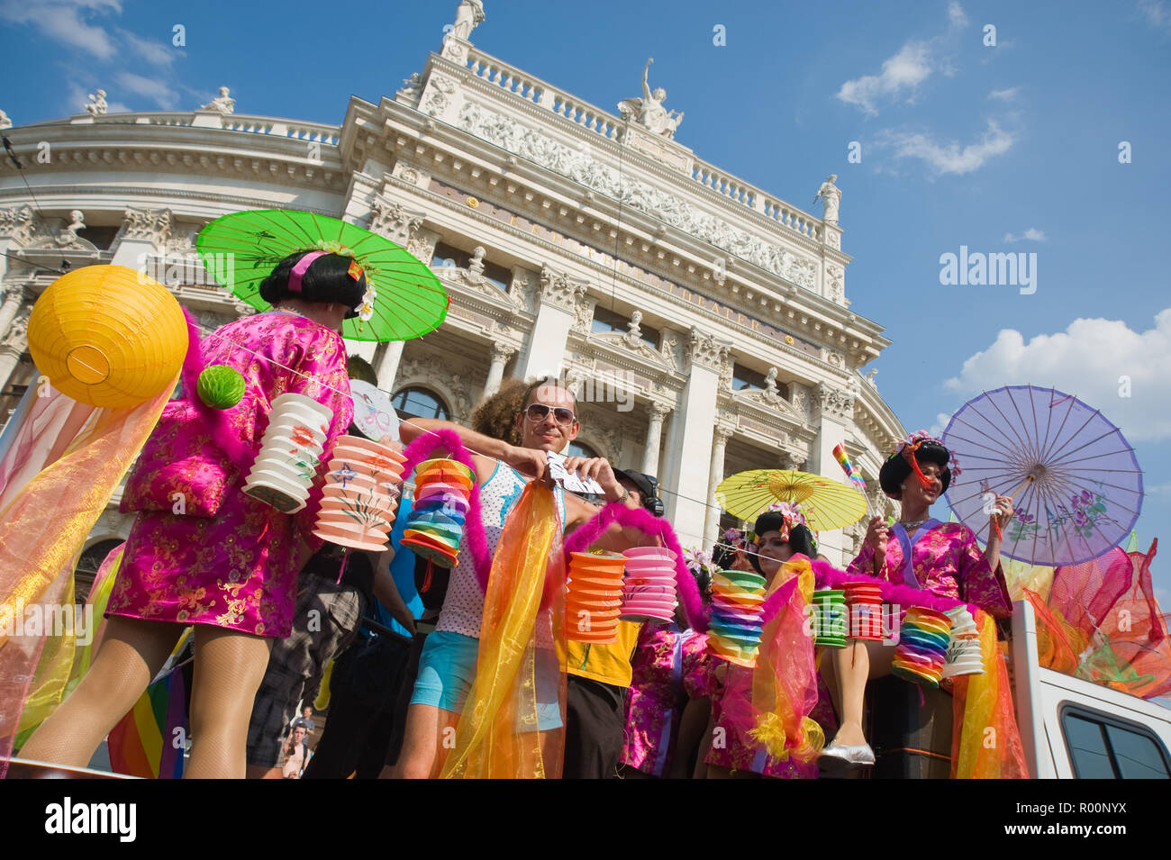 Wien, Regenbogenparade 2010 - Vienna, Rainbow Parade 2010 Stock Photo ...