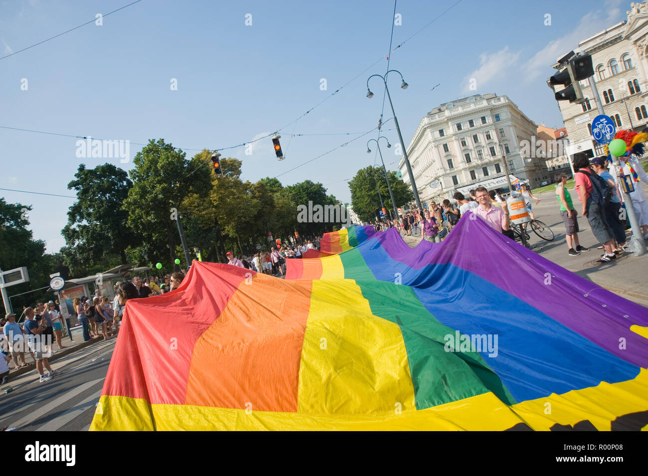 Wien, Regenbogenparade 2010 - Vienna, Rainbow Parade 2010 Stock Photo ...