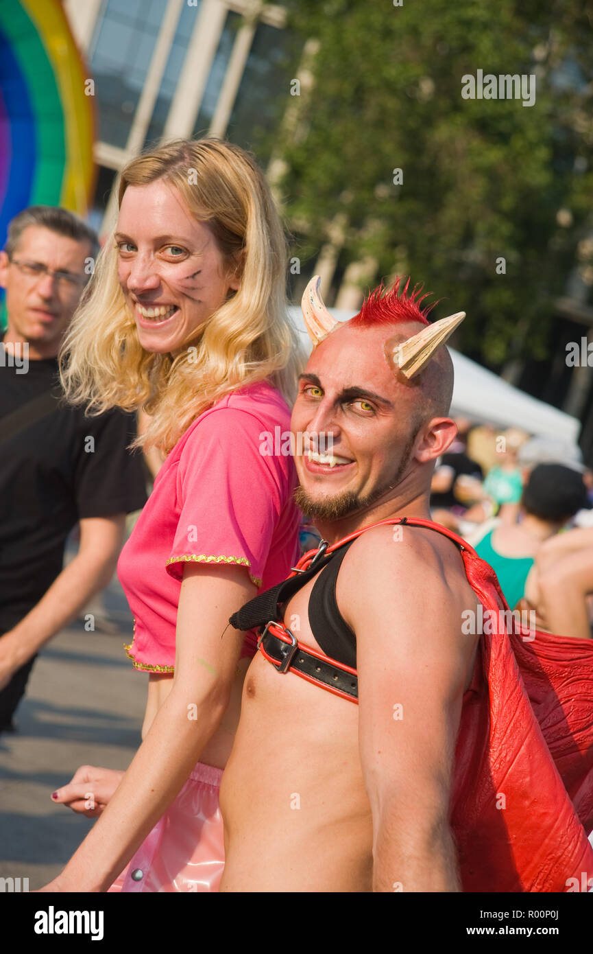 Wien, Regenbogenparade 2010 - Vienna, Rainbow Parade 2010 Stock Photo ...