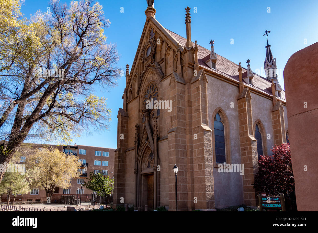 Loretto Chapel in Santa Fe - Home of the Miraculous Spiral Staircase ...