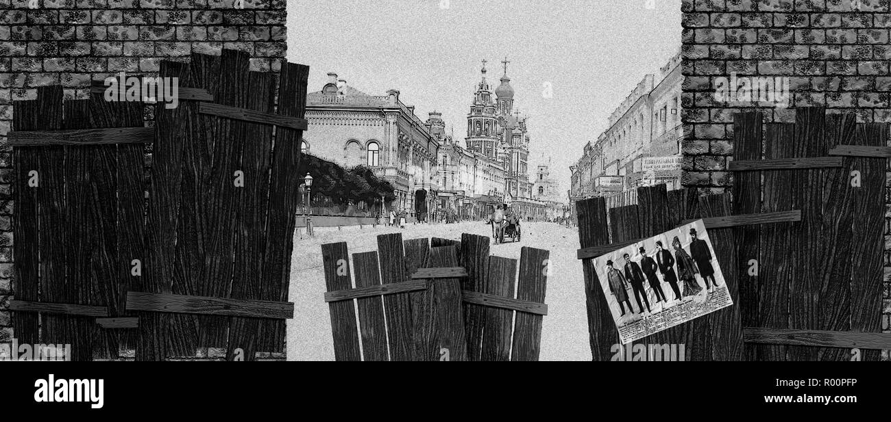 Old leaflet Black and White Stock Photos & Images - Alamy
