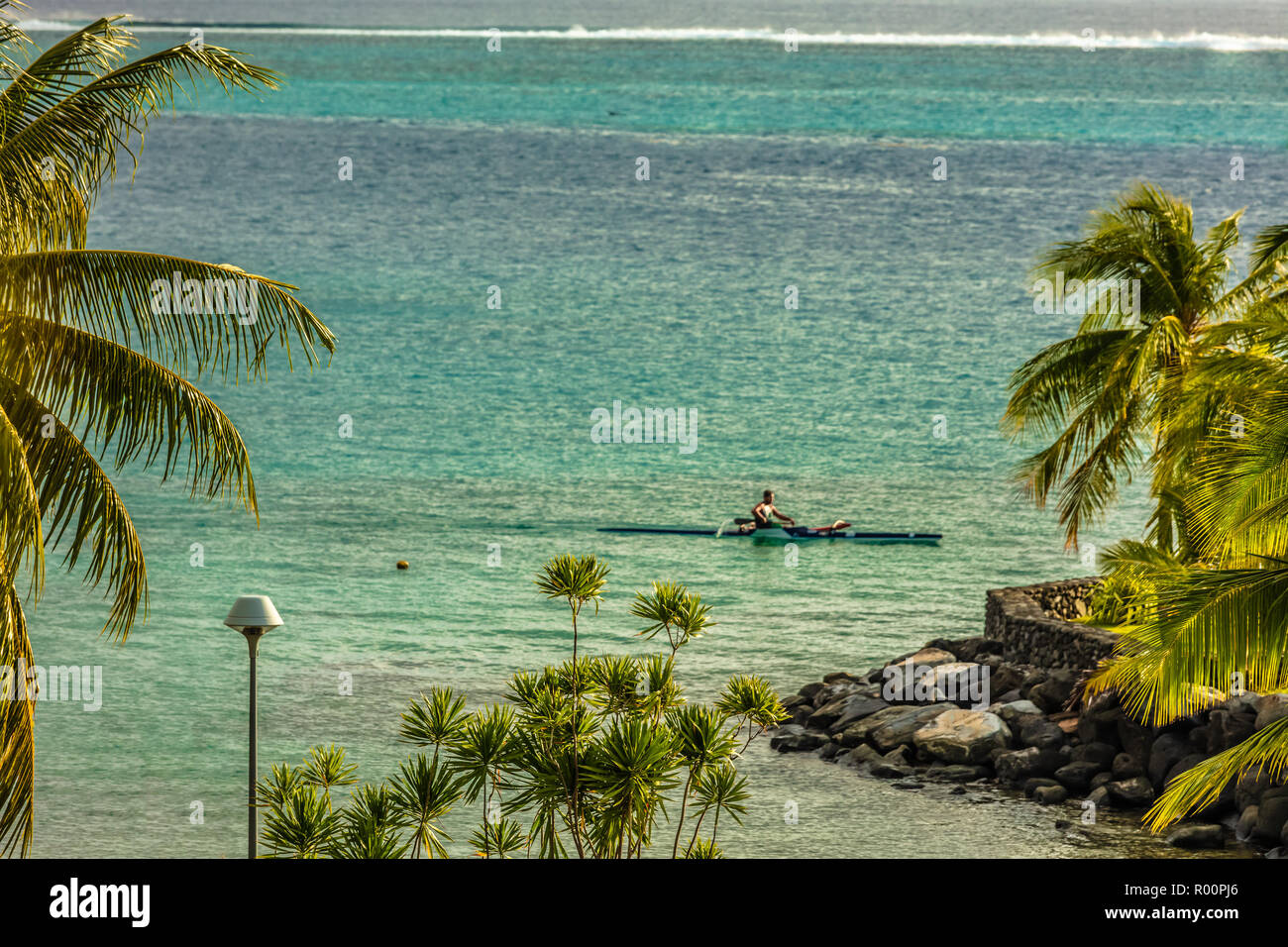 Va’a canoe hi-res stock photography and images - Alamy