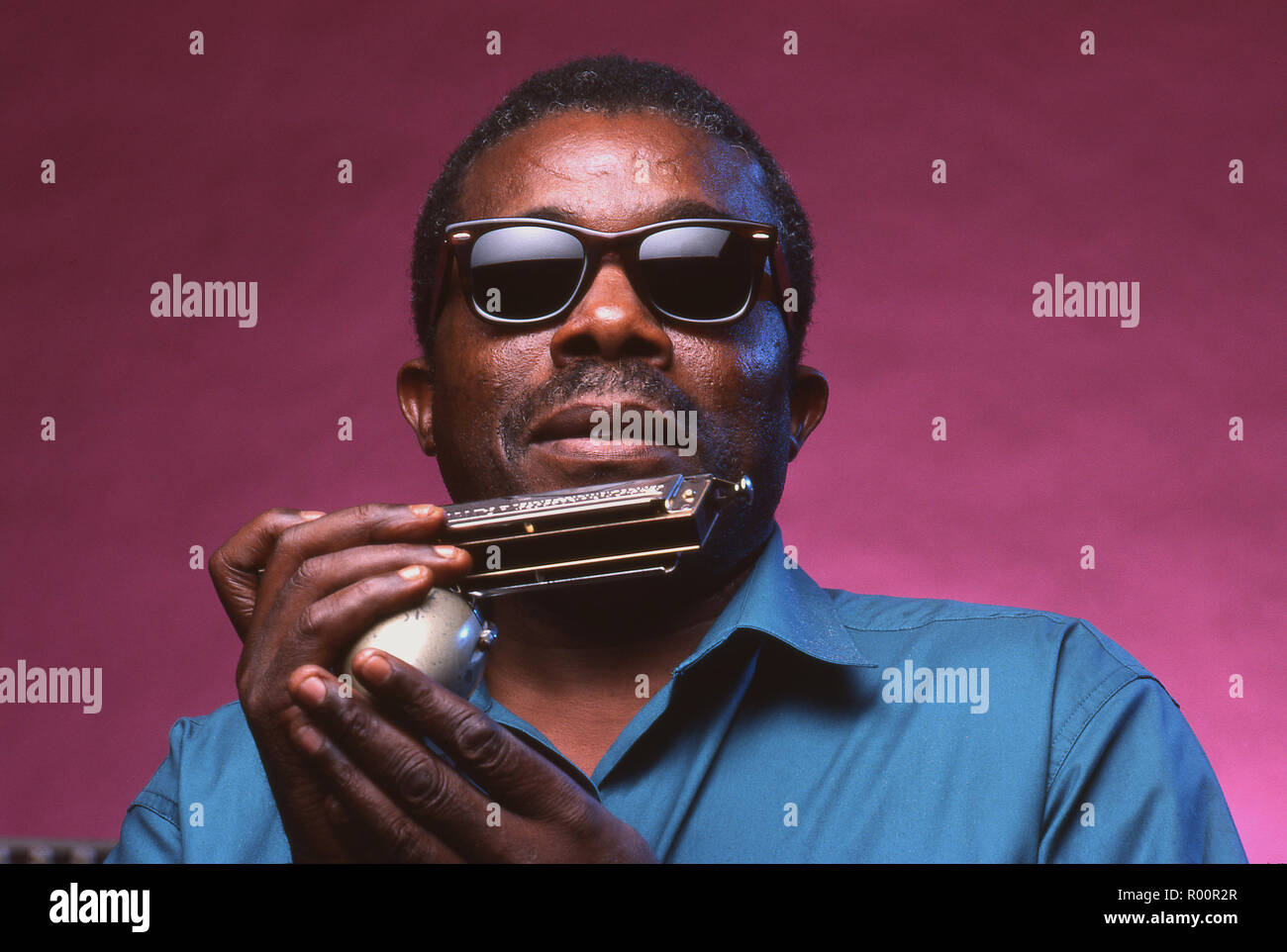 Mississippi Sam Meyers, legendary Blues Artist Stock Photo - Alamy
