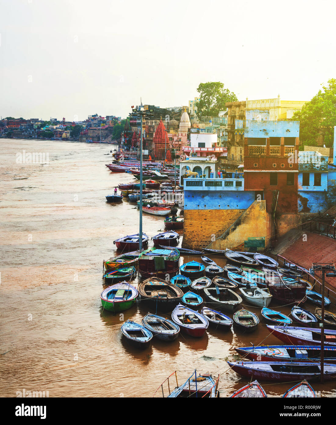Ganges river aerial hi-res stock photography and images - Alamy