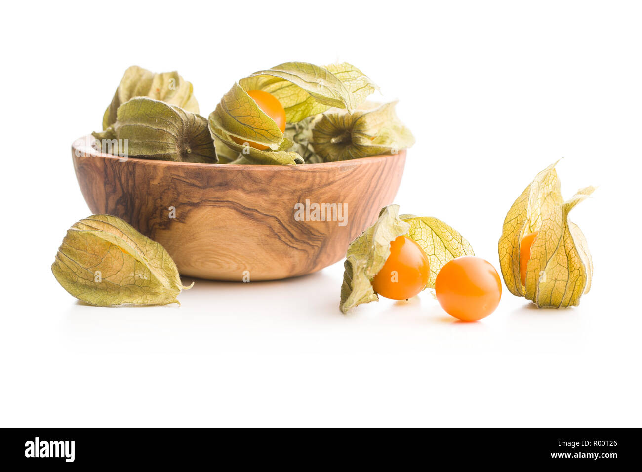 Physalis peruviana fruit isolated on white background Stock Photo - Alamy