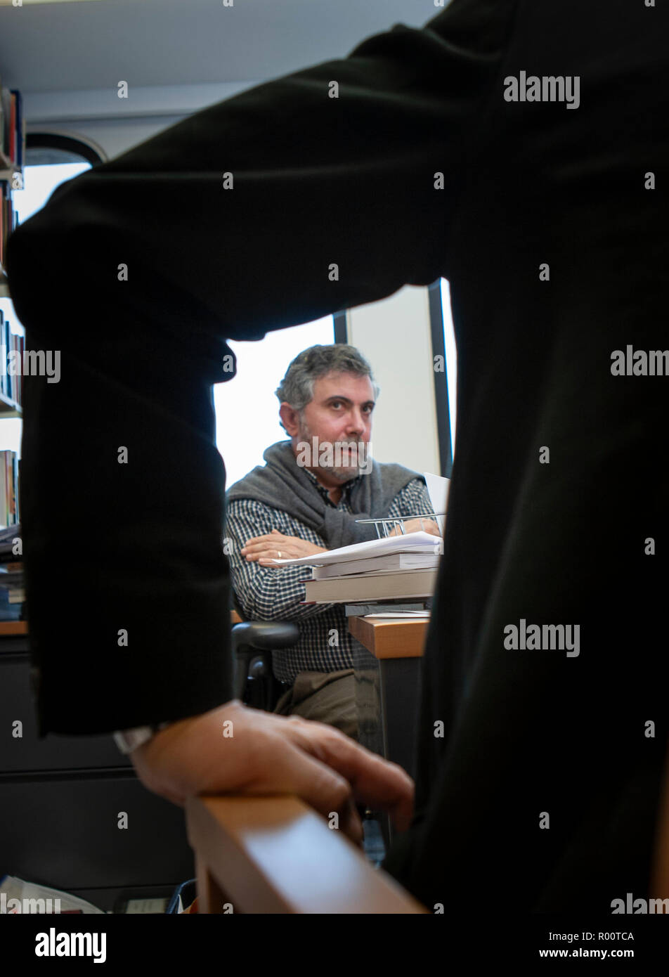 The Nobel Prize-winning New York Times Op-Ed columnist Paul Krugman. He ...