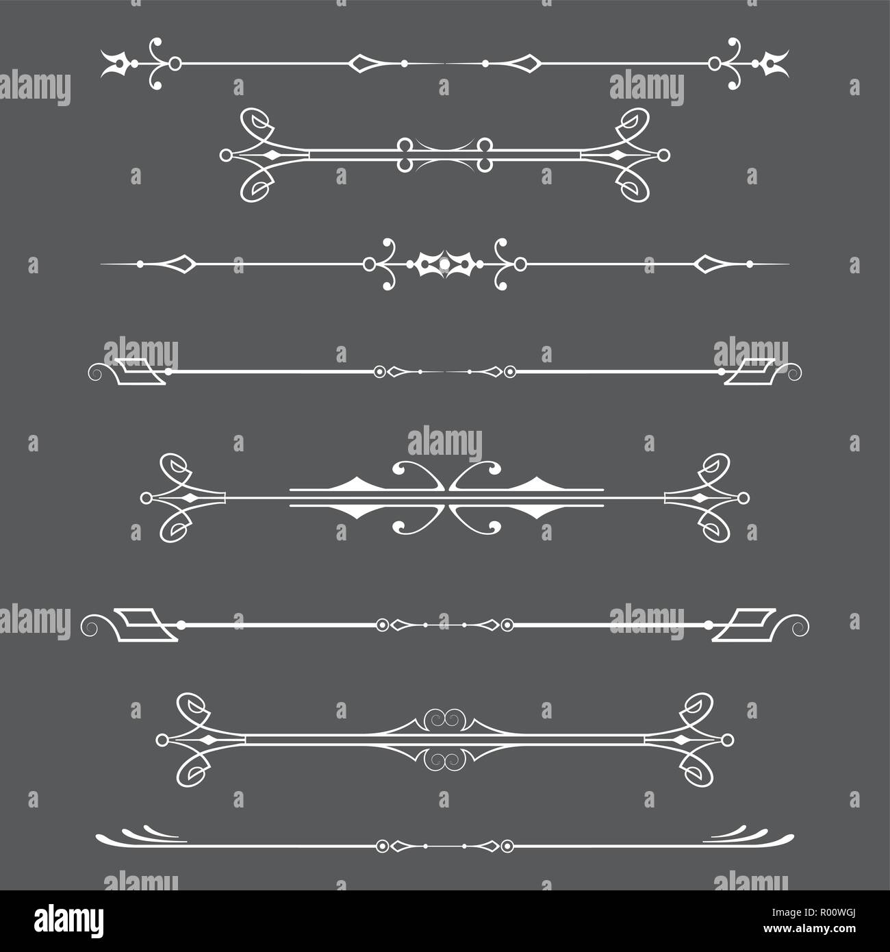 Rustic scroll menu background Stock Vector Images - Alamy